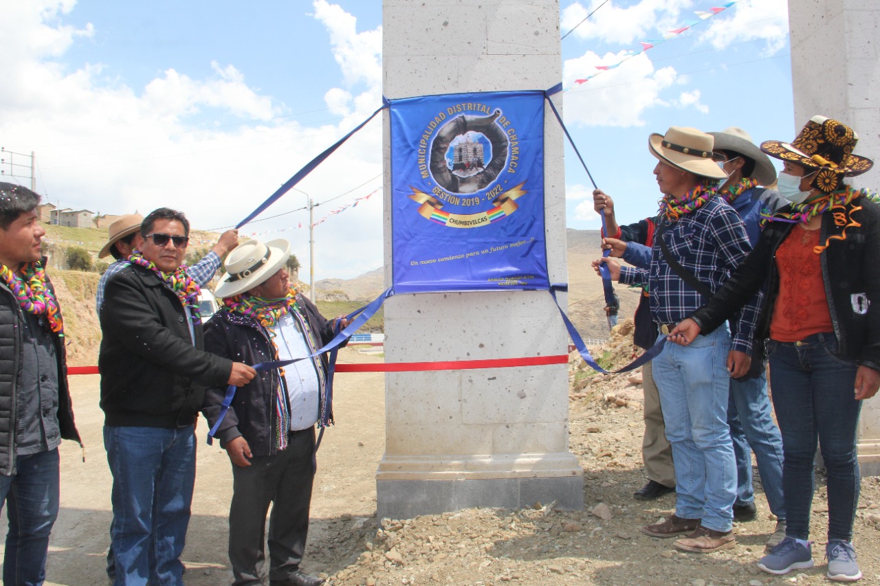 Autoridades de Chamaca inauguraron el asfaltado de 9 calles y avenidas ...